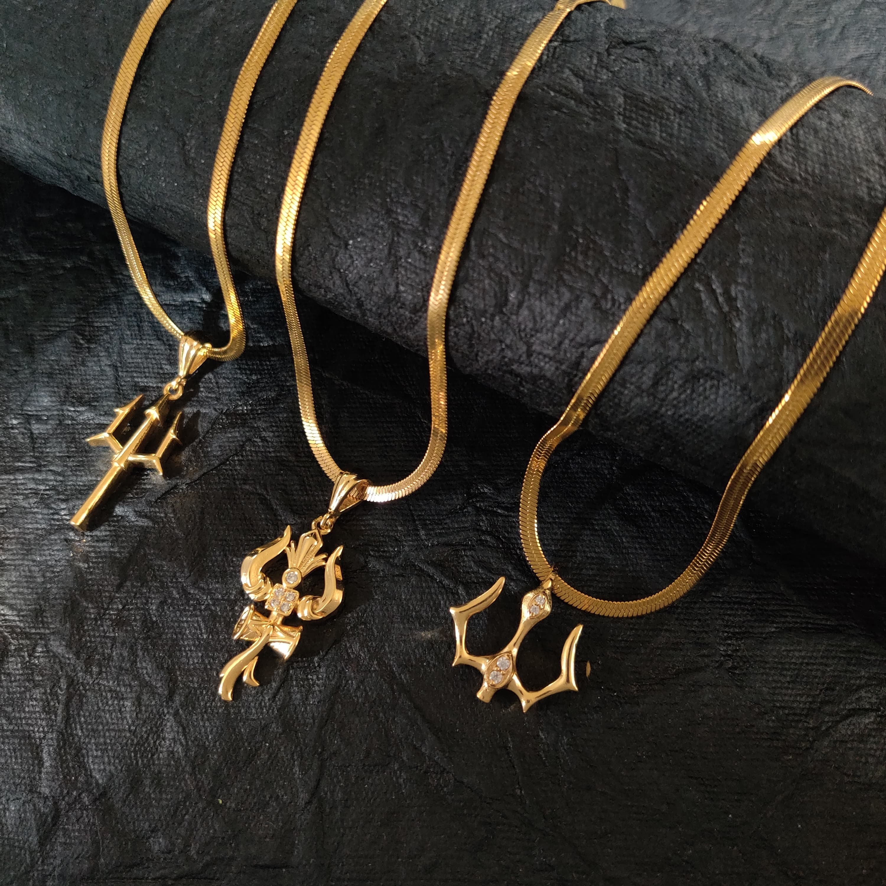 The Ultimate Trishul Om Combo(3 Pendant + 1 Chain) – Zivia